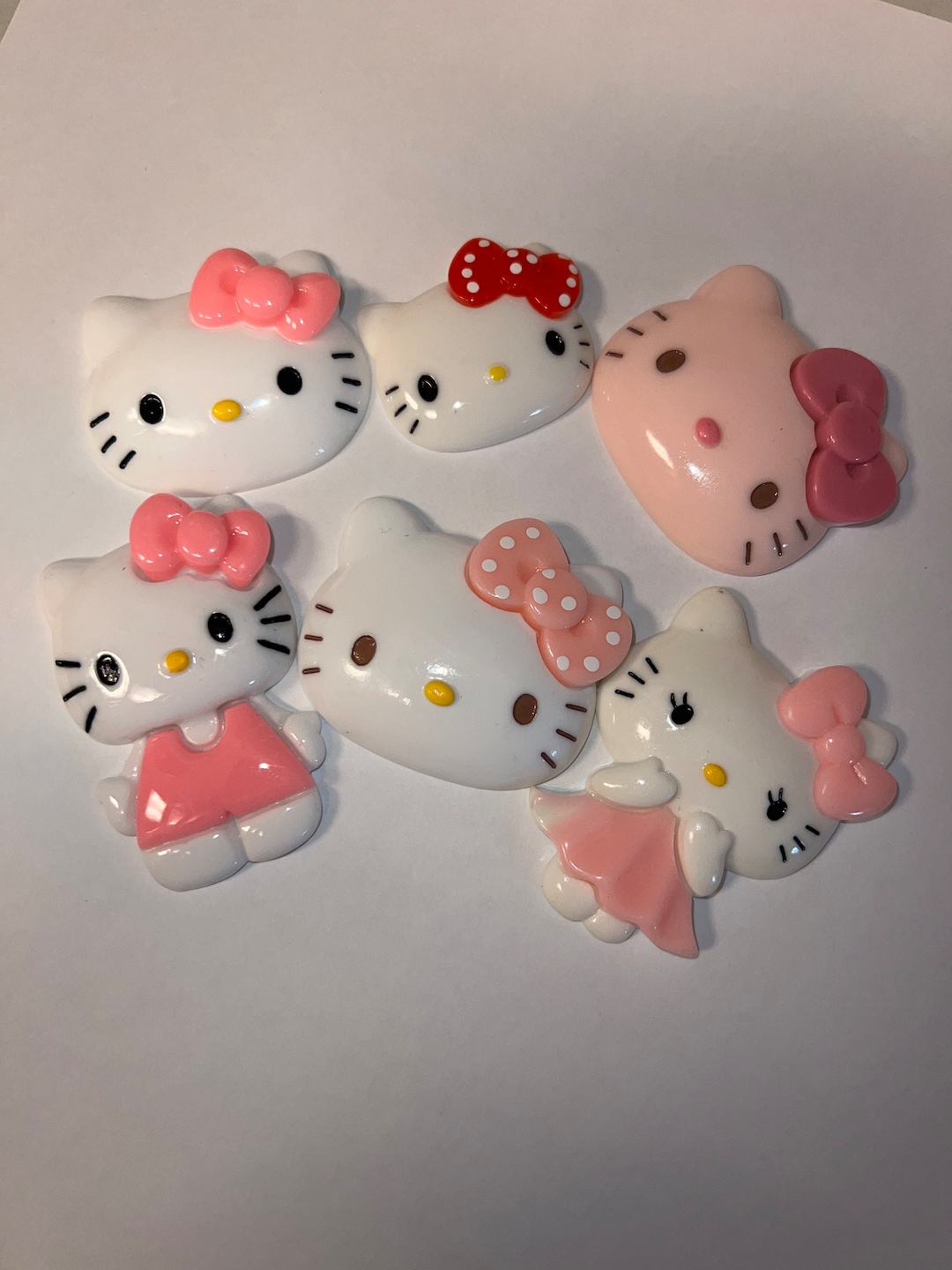 Hello Kitty Charms - Etsy