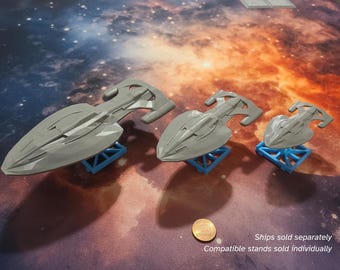 UFP Starship Miniature Kelvin Class TMP star Trek Attack Wing/alliance ...