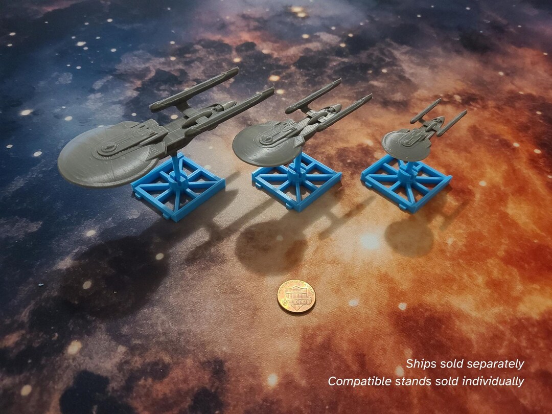 UFP Starship Miniature Excelsior refit Class V2 star Trek Attack Wing ...