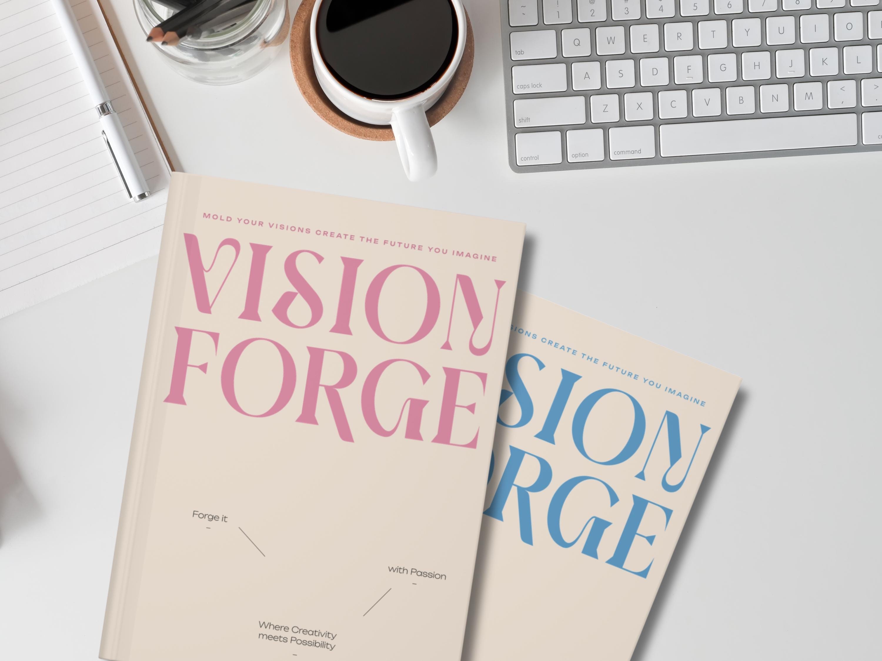 Sand Pink Vision Forge Journal: Minimalist Goal Setting Notebook - Etsy