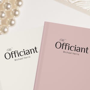 Personalized Wedding Officiant Journal Custom Wedding Notebook Pastor ...