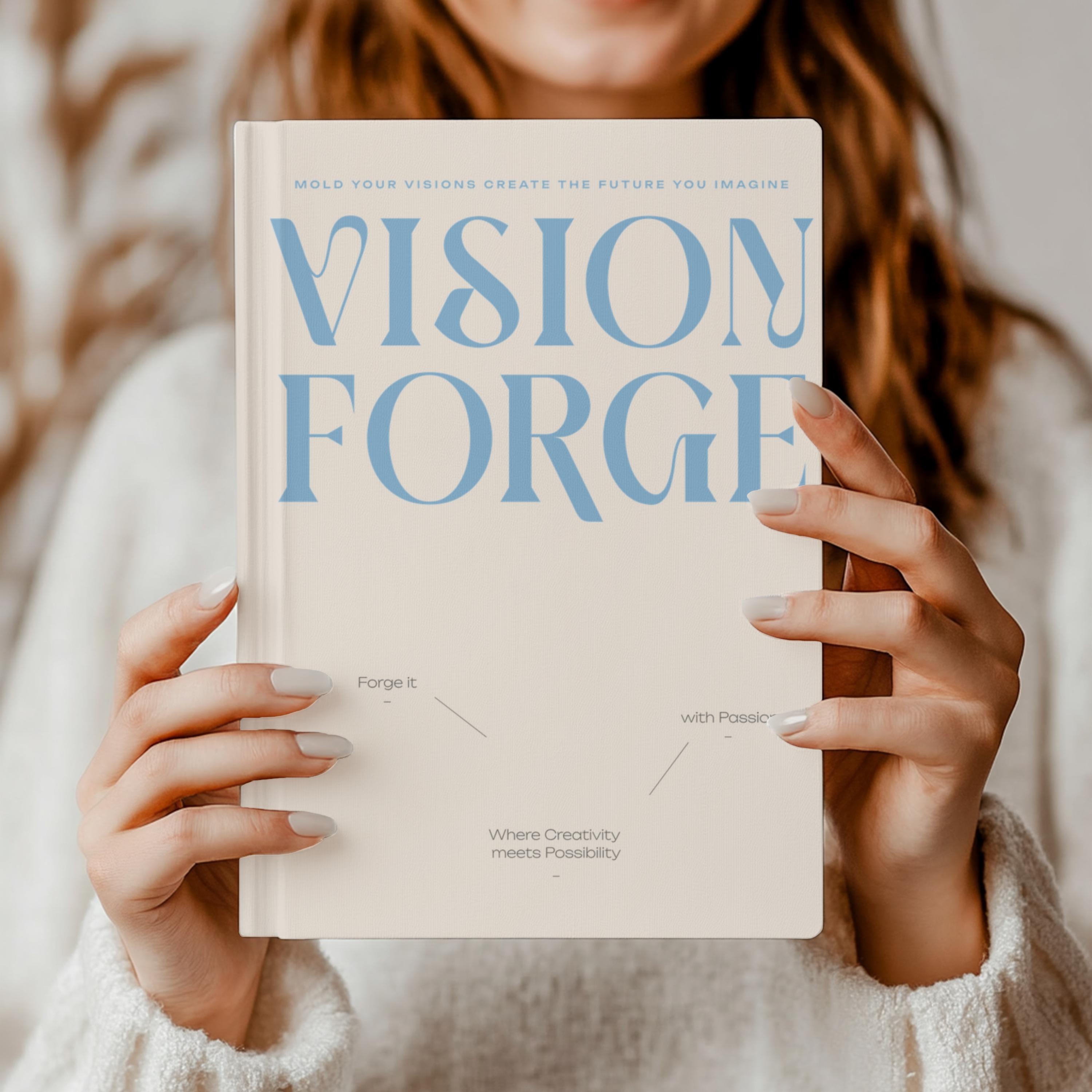 Sand Blue Vision Forge Inspirational Journal Minimalist Notebook ...