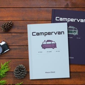 Personalized Campervan Travel Journal Deep Lake #2 Notebook Gift for ...