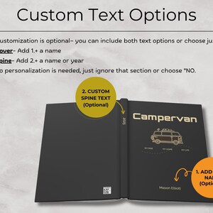 Personalized Campervan Travel Journal: Van Life Adventure Log - Etsy
