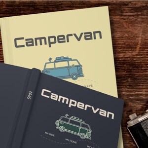 Personalized Campervan Travel Journal Deep Lake #2 Notebook Gift for ...