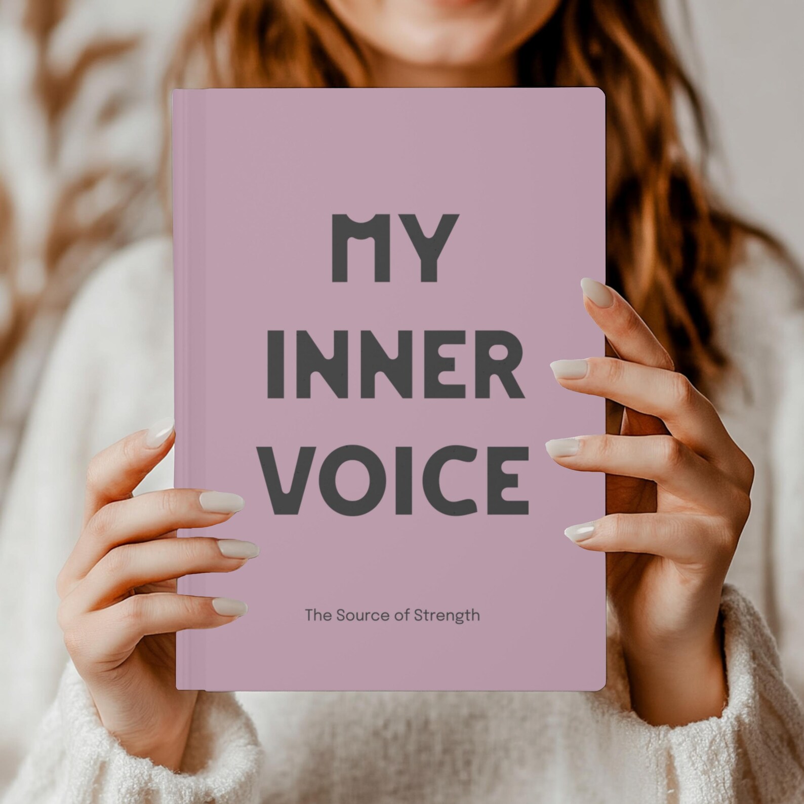 Dusty Rose My Inner Voice Strength Journal Self-reflection Journal ...