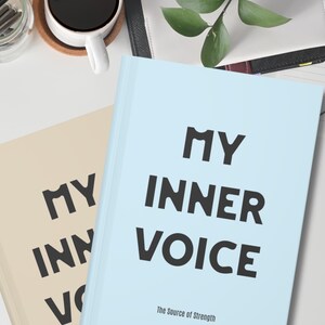 Blue Journal: My Inner Voice Strength, Self-reflection Notebook - Etsy