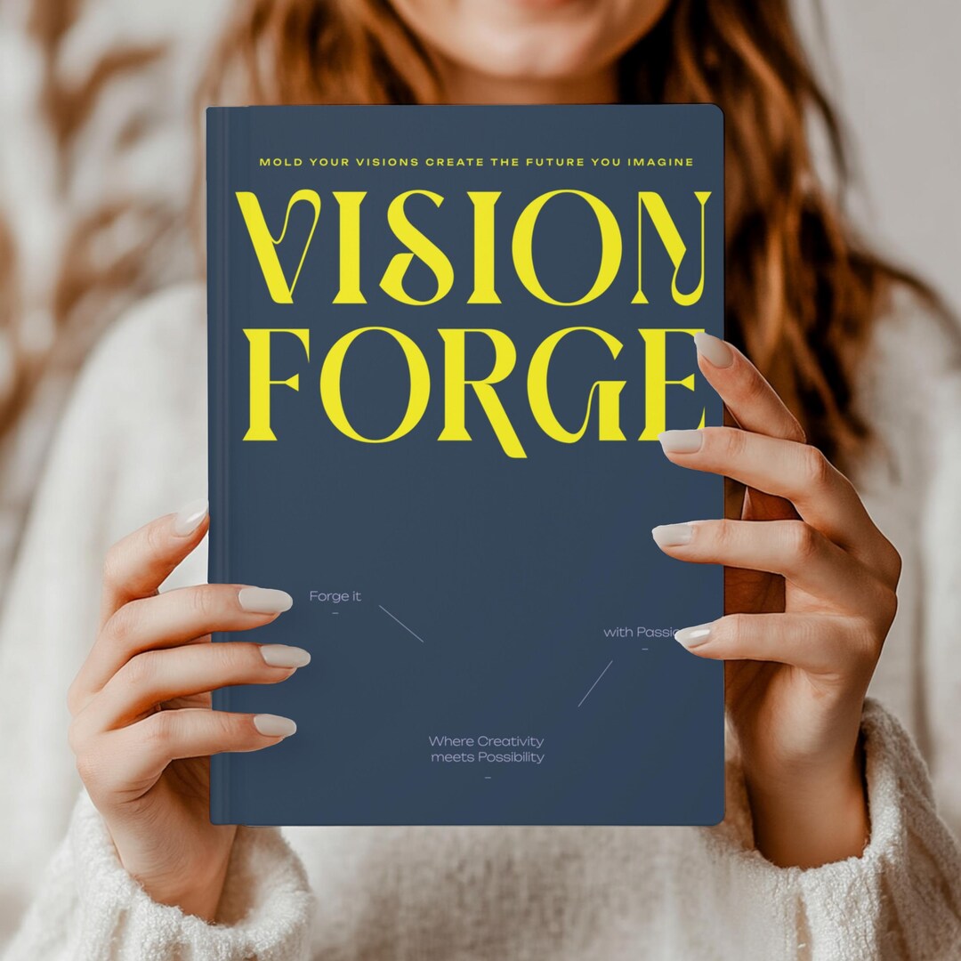 Slateblue Vision Forge Inspirational Journal Minimalist Notebook ...