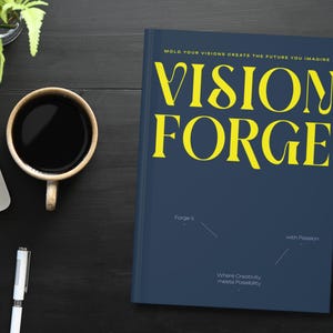 Slateblue Vision Forge Inspirational Journal Minimalist Notebook ...