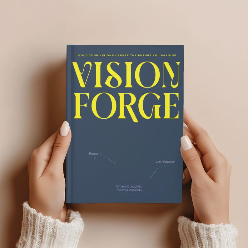 Slateblue Vision Forge Inspirational Journal Minimalist Notebook ...
