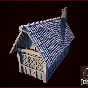 Fantasy Cottage | STL Print File | 3D Printing | Dnd Accessories | 3D ...