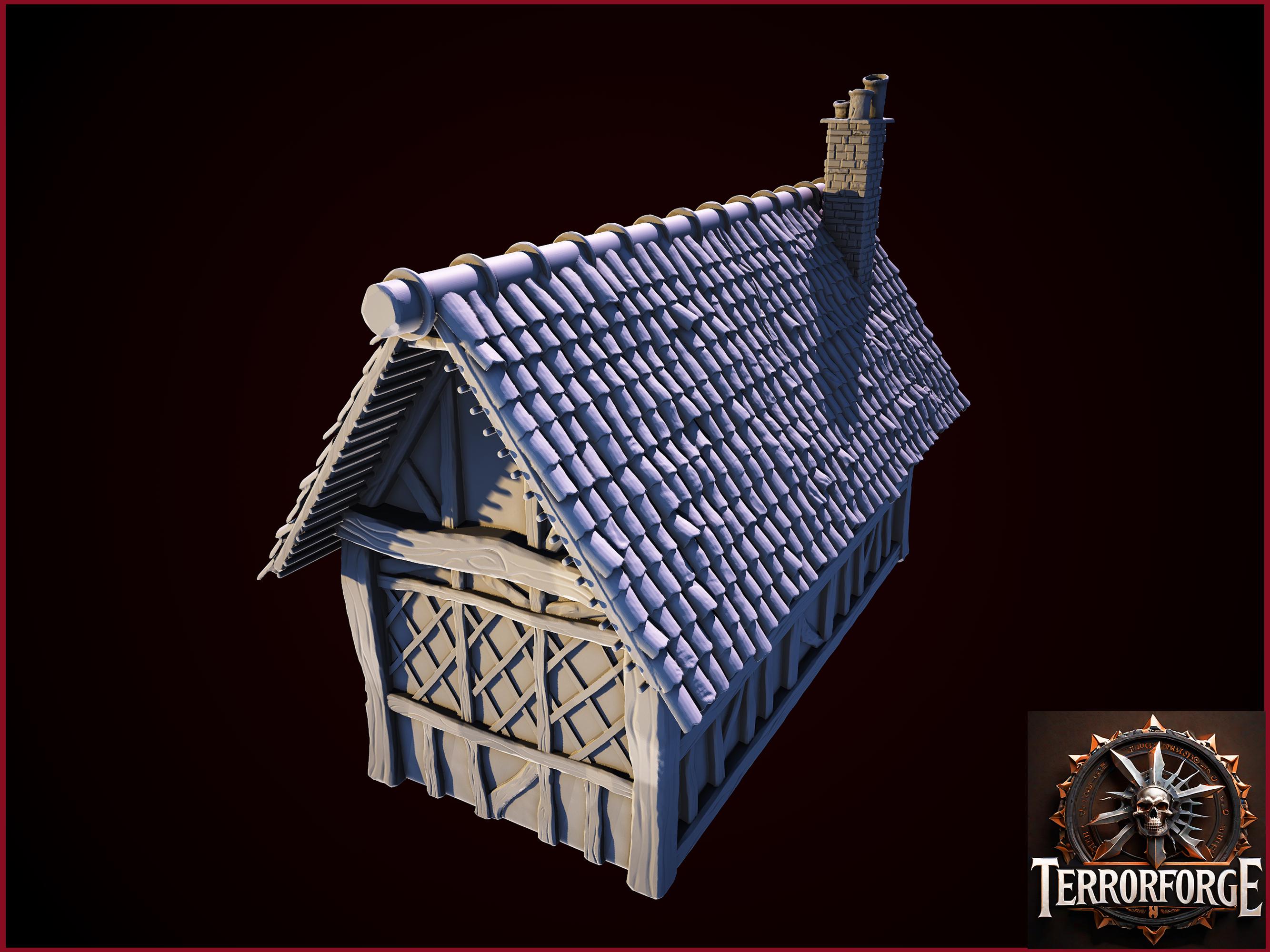 Fantasy Cottage STL File: 3D Printable Dnd Terrain (digital Download ...