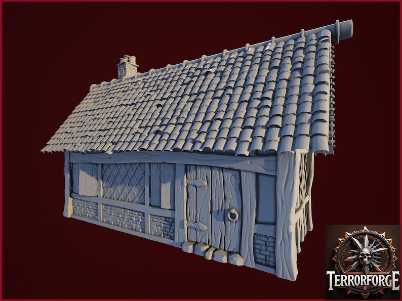 Fantasy Cottage | STL Print File | 3D Printing | Dnd Accessories | 3D ...