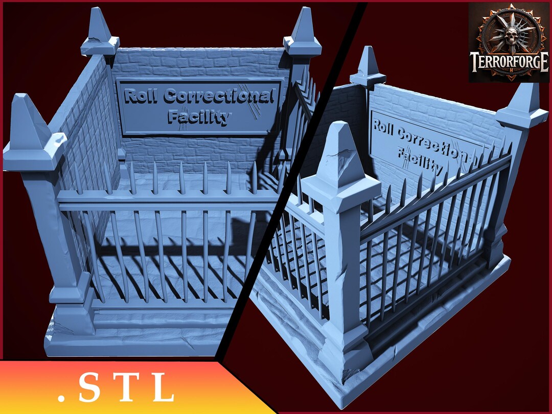 Novelty Dice Jail STL File Dnd D&D RPG Prop Player 3D Printing Digital ...