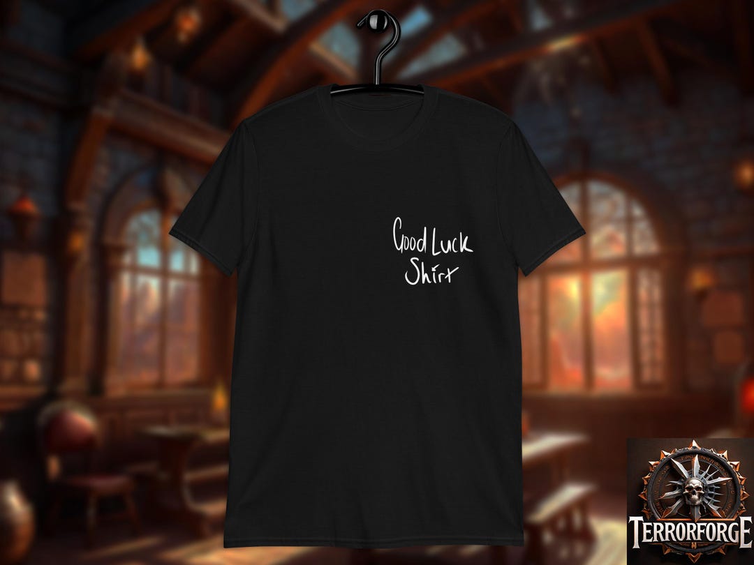 Funny Good Luck Dnd T-shirt: TTRPG Lucky Charm - Etsy