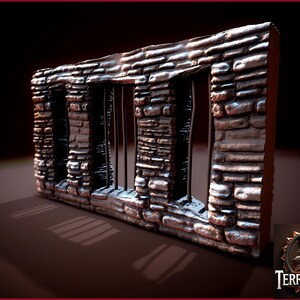 Style 3 6-piece Dnd Wall Set STL Print File 3D Printing Dnd Accessories ...