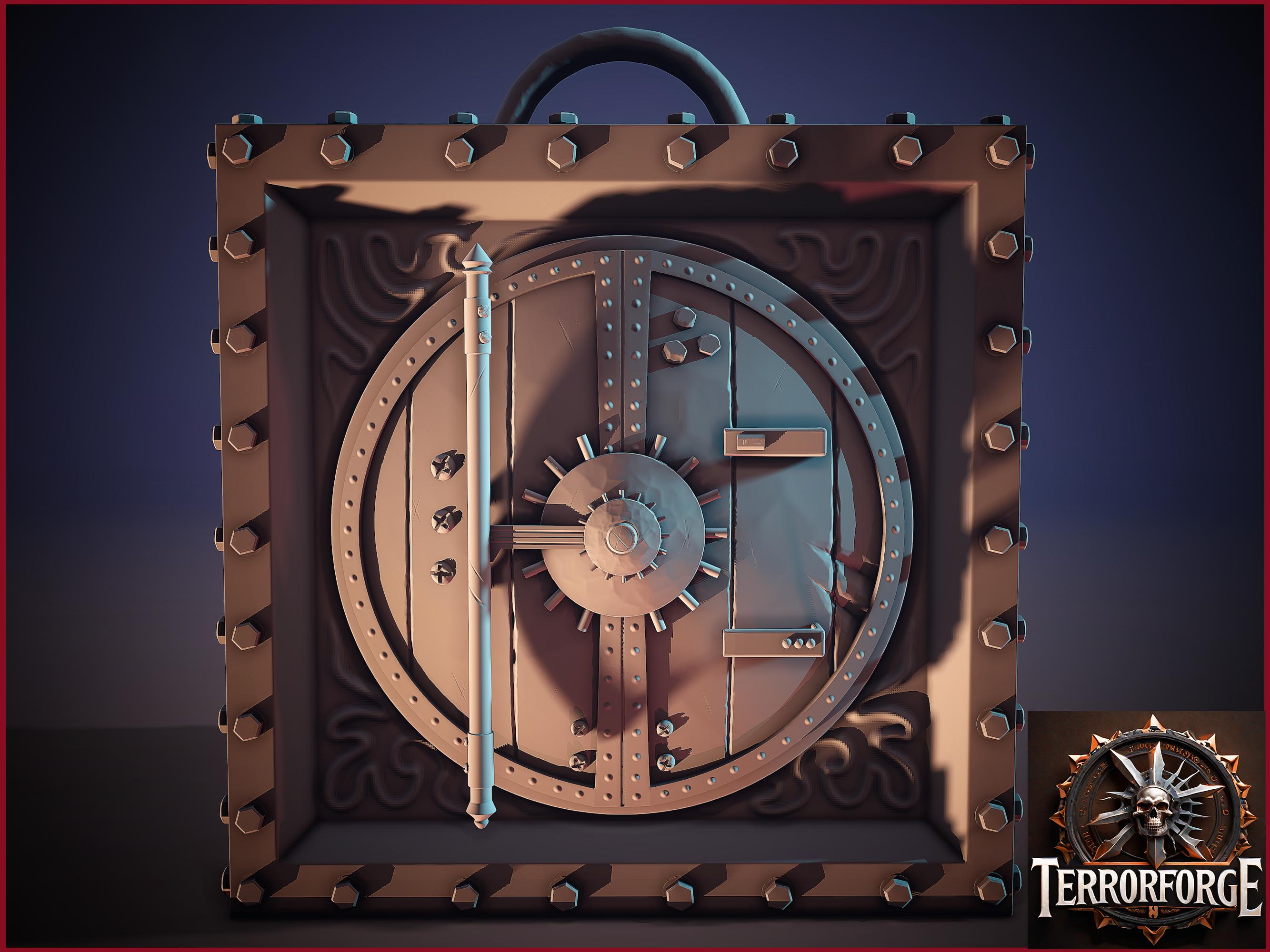 Bank Vault Dnd Dice Jail STL Print File 3D Printing Dice Accessories ...