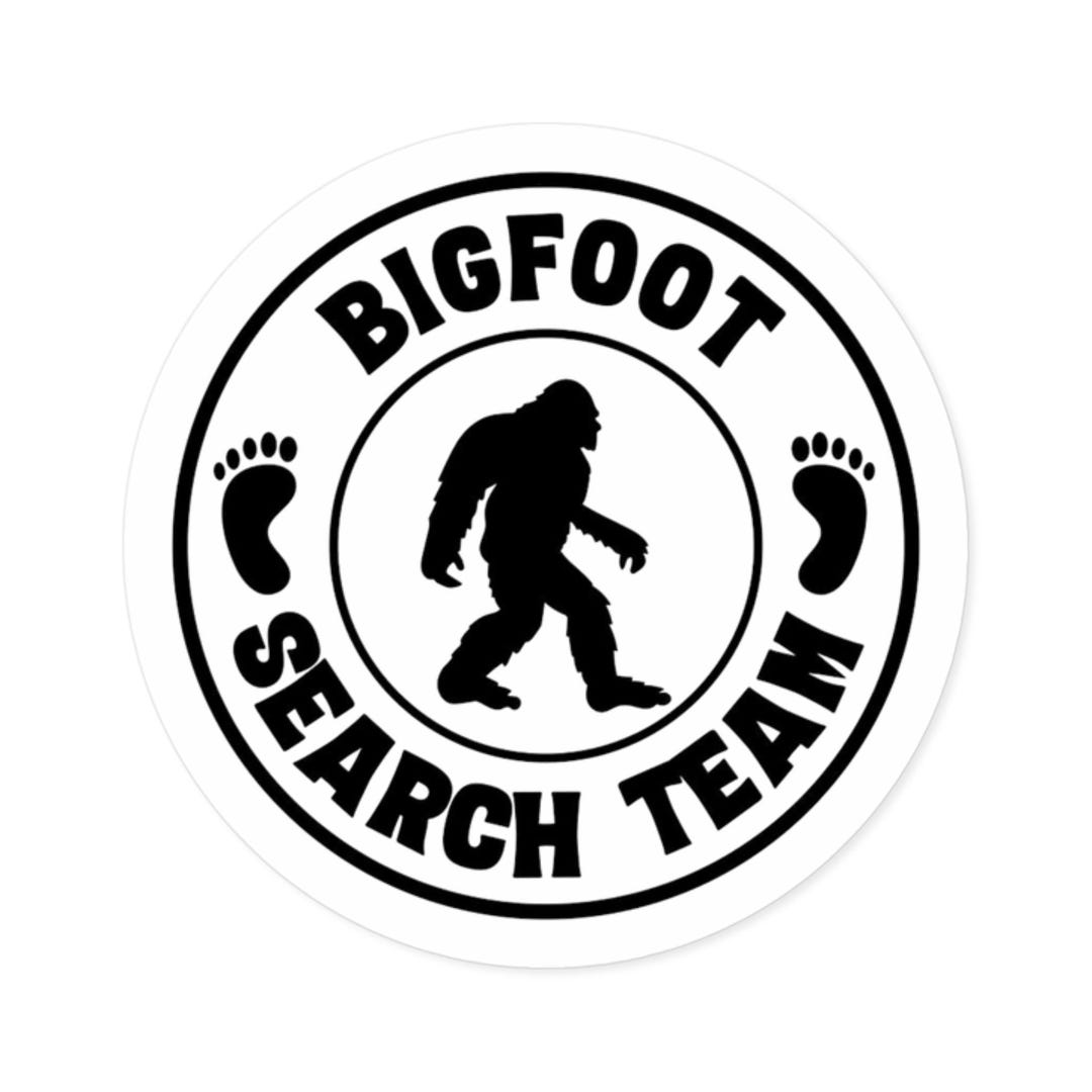 Bigfoot Round Stickers, Indoor\outdoor - Etsy