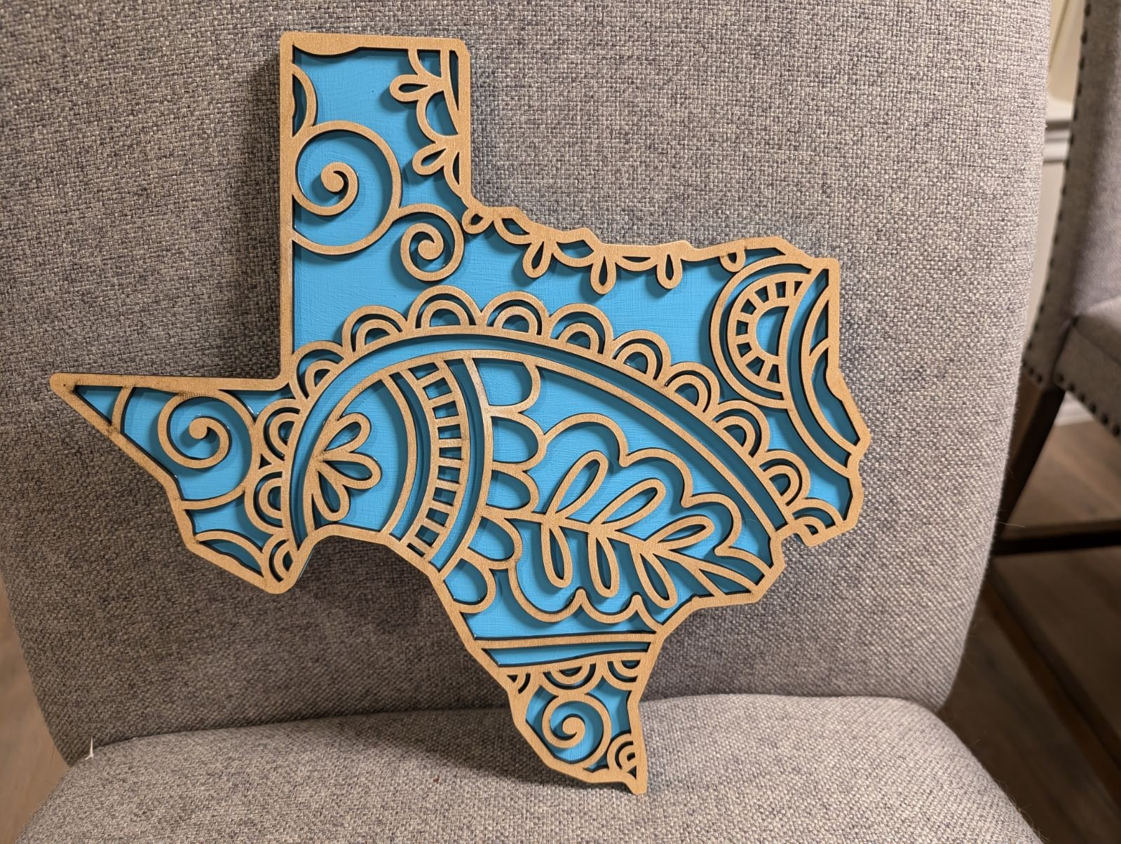 Wooden Fancy Texas Wall Decor - Etsy