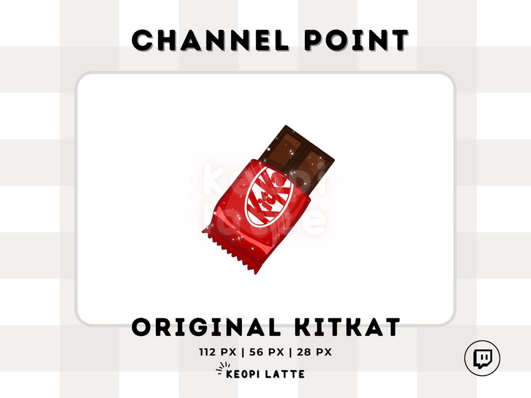 Twitch Channel Point - Original Kitkat - Etsy