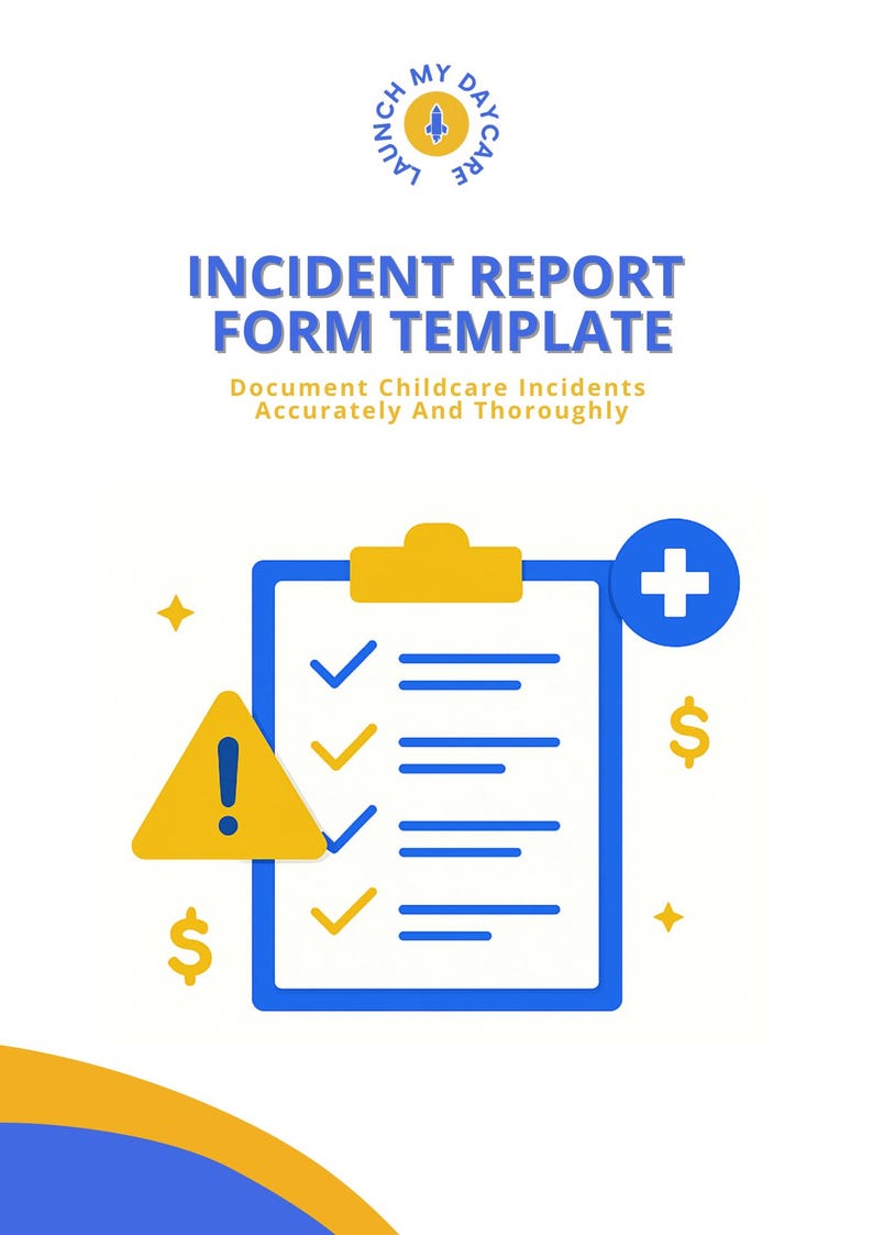 Incident Report Form Template – Printable Childcare Injury and Behavior ...