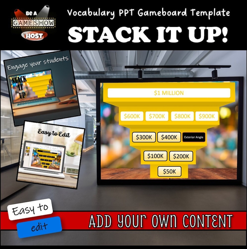Powerpoint Concept Review Game Template - Etsy