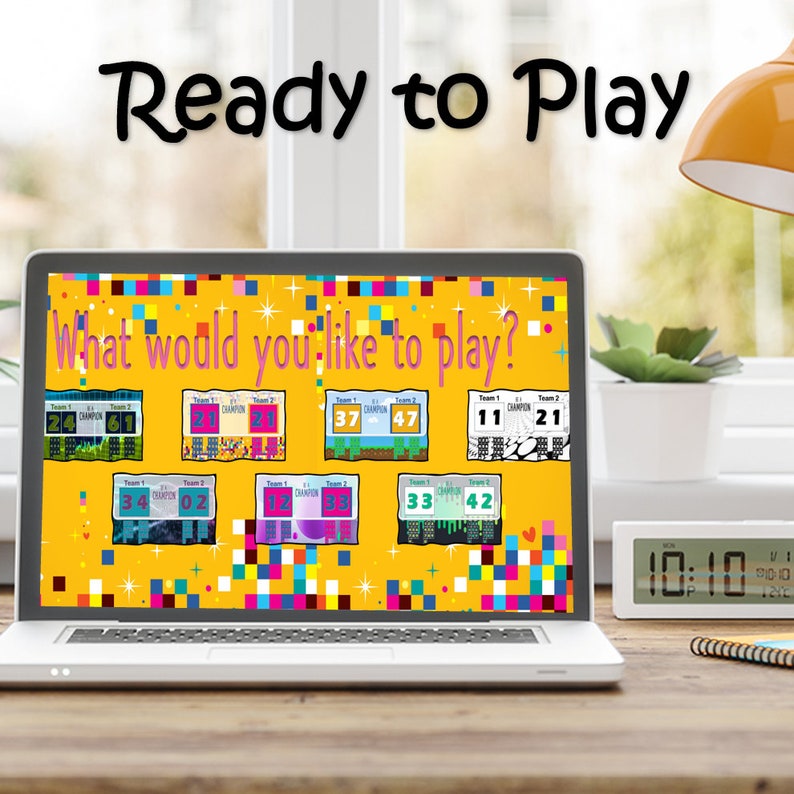 7 Quirky and Colorful PPT Scoreboards: Be A Game Champion - Etsy
