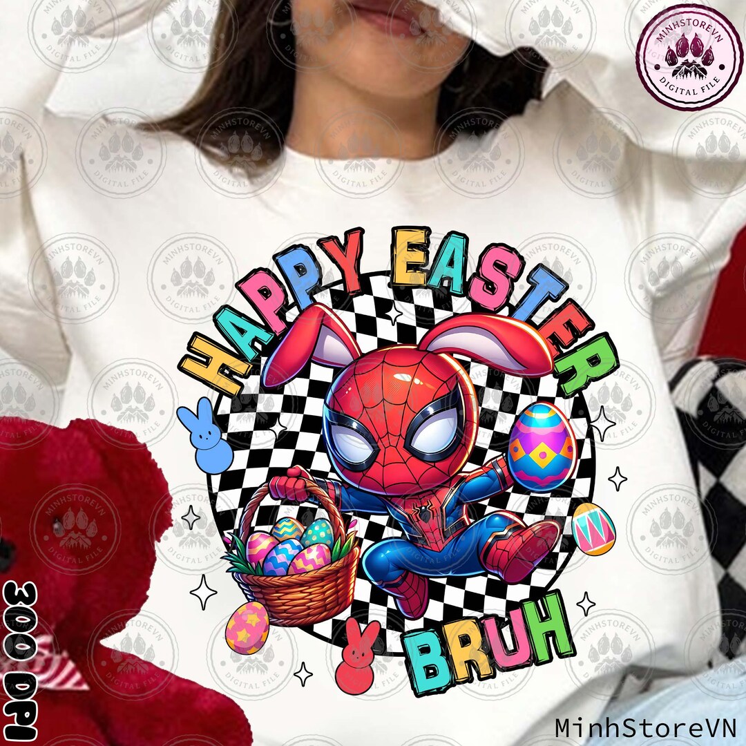 Cartoon Movie Easter Superhero Png, Funny Easter Png, Easter Kids Shirt ...