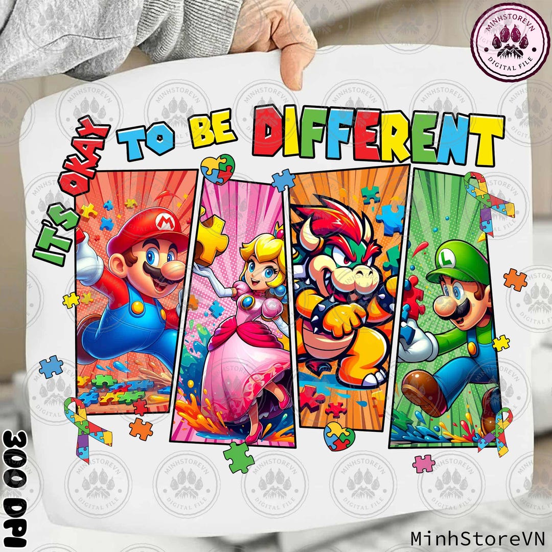 It’s Okay to Be Different Super Autism Png, Autism Awareness Png ...