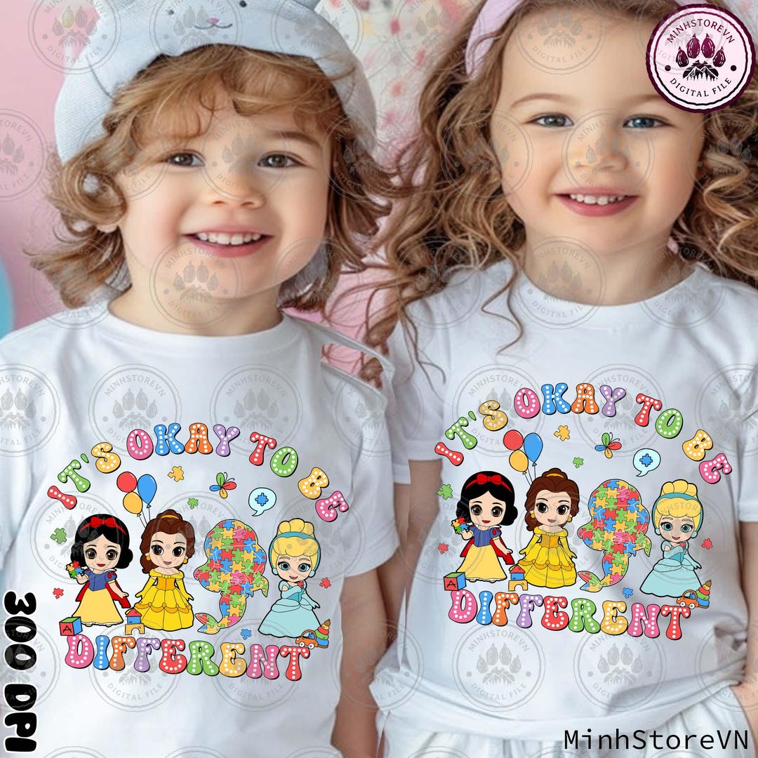 Autism Princess Png, It's Okay to Be Different Png, Cartoon Autism Png ...
