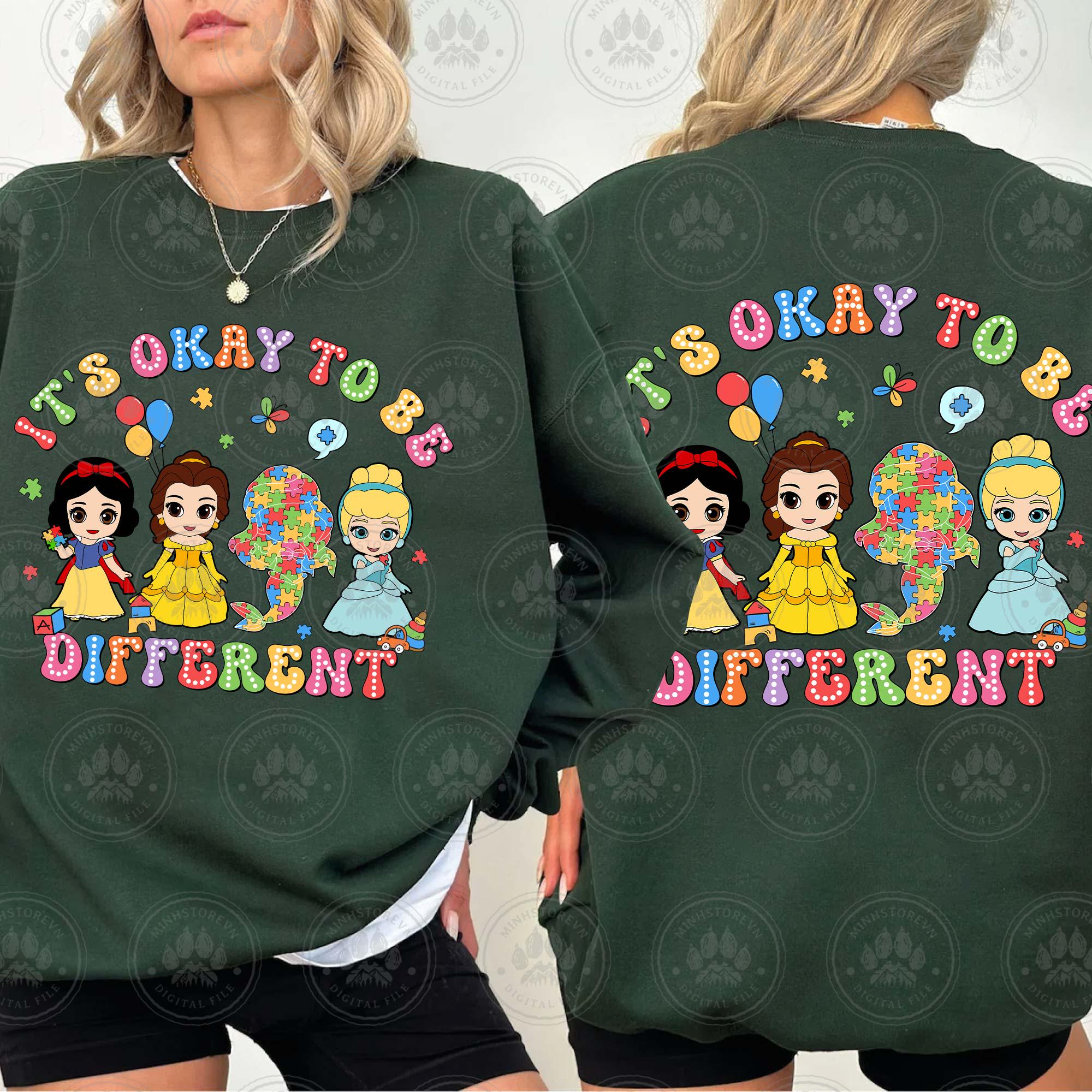 Autism Princess Png, It's Okay to Be Different Png, Cartoon Autism Png ...