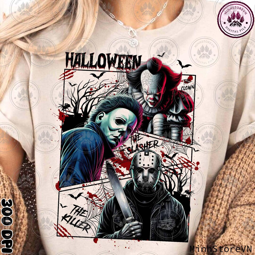 Coquette Horror Png, Spooky Season Png, Retro Halloween Horror Png ...