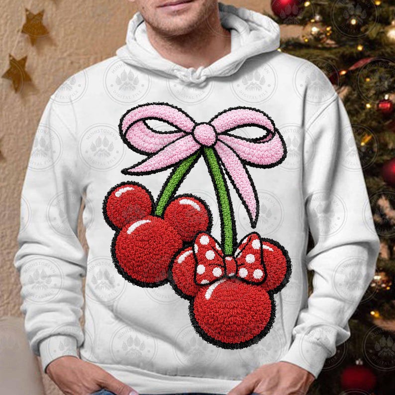 Vday Cherry Png, Fuzzy Cherry PNG, Latch Hook Cherry PNG, Retro ...