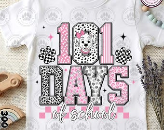101 Days of School Dalmatian PNG Bundle (digital Download) - Etsy
