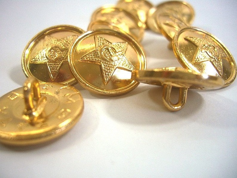 Russian Soviet Military Uniform Buttons with Shank Sickle | Etsy