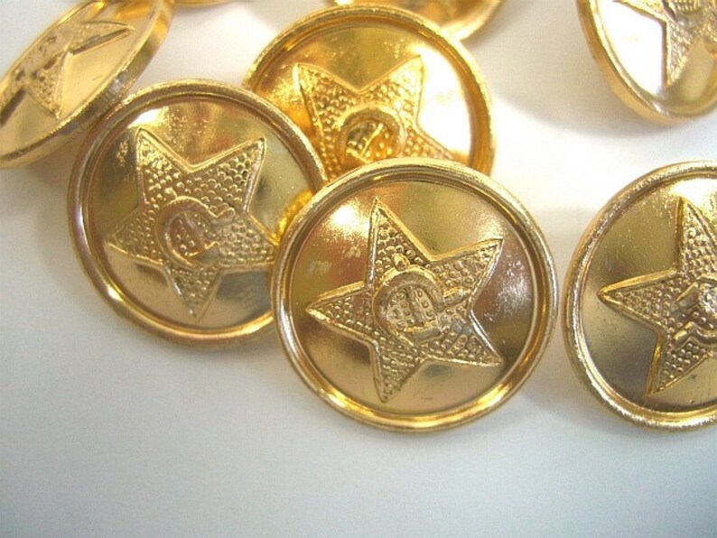 Russian Soviet Military Uniform Buttons with Shank Sickle | Etsy