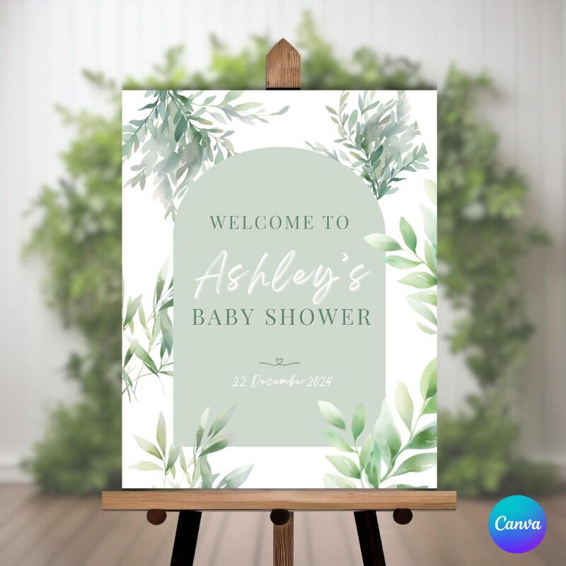 Greenery Baby Shower - Etsy