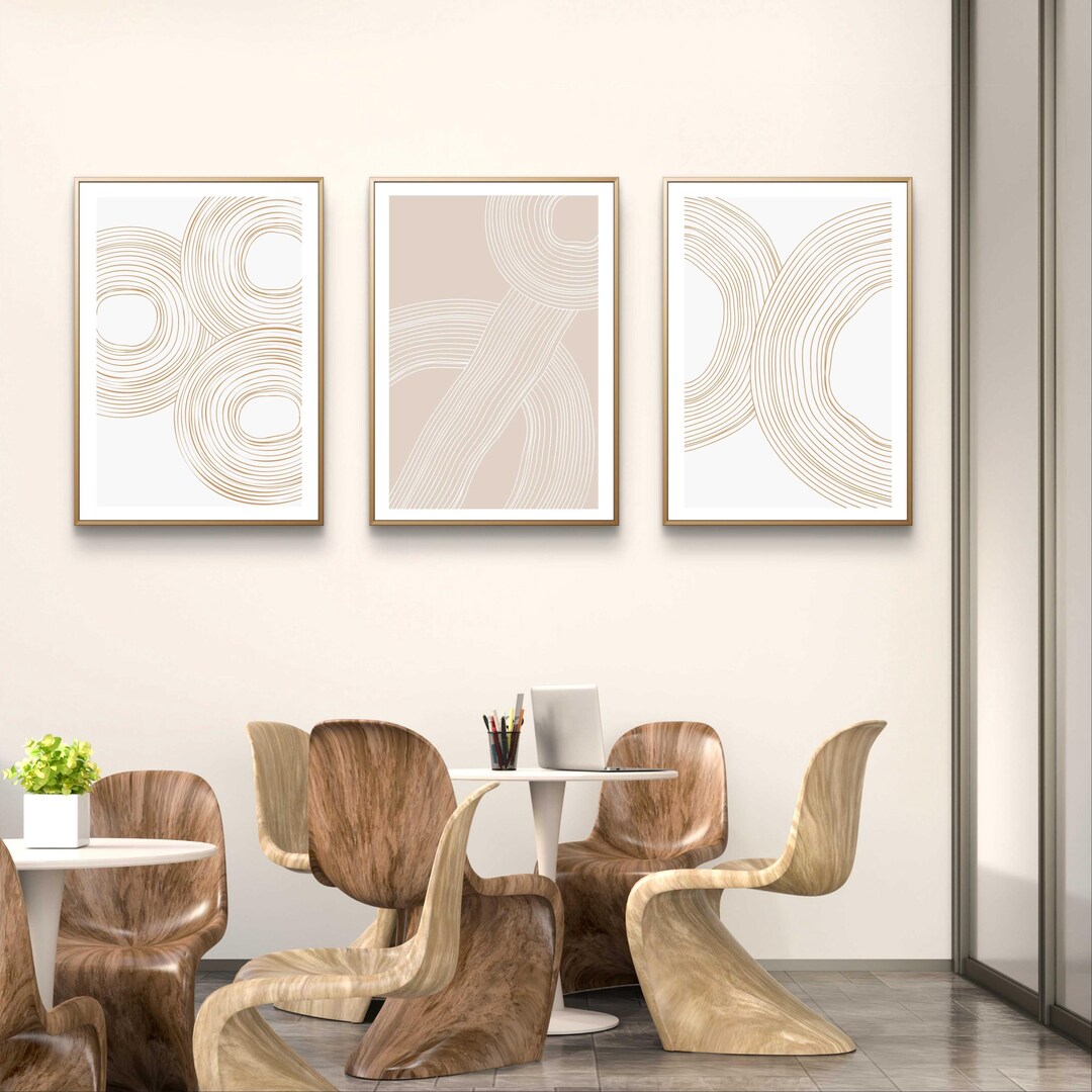 Beige Posters, Living Room Poster, Modern Art, Boho Posters, Printable ...