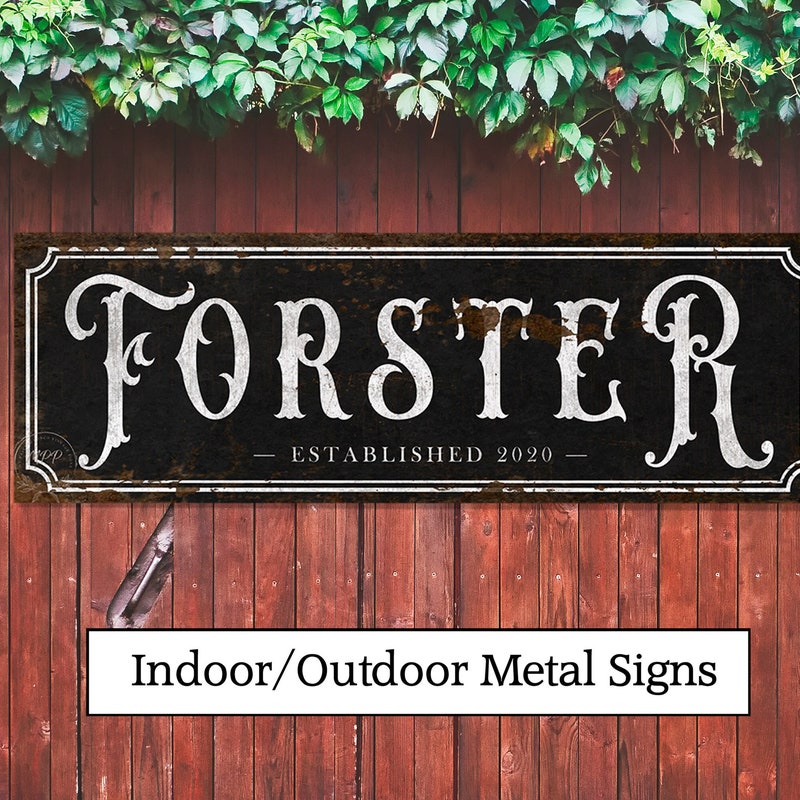 Custom Metal Sign Outdoor - Etsy
