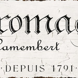 French Country Decor La Fromagerie Vintage Cheese Shop Sign French ...