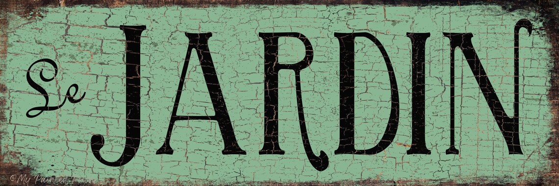 French Country Decor Yard Garden Sign INDOOR OUTDOOR METAL - Etsy