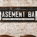 Basement Bar Sign Home Bar Wall Decor Custom Personalized - Etsy