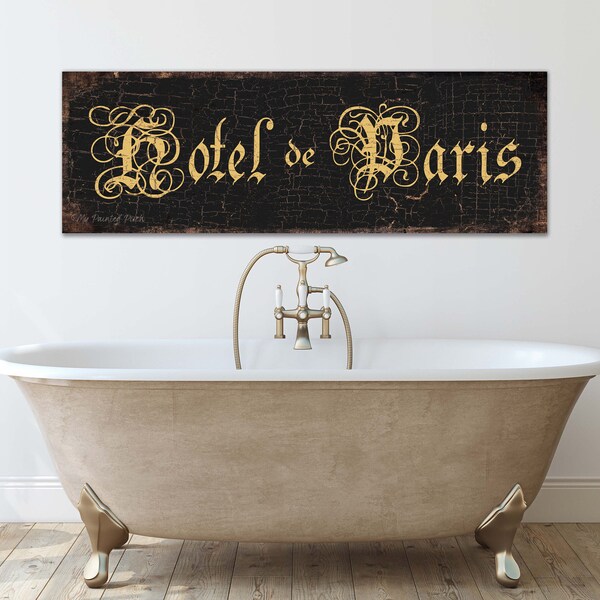 Vintage Paris Sign - Etsy