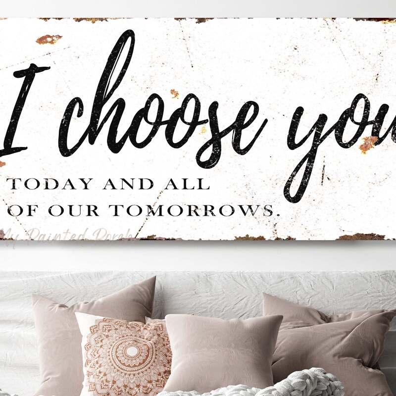 I Choose You Sign - Etsy
