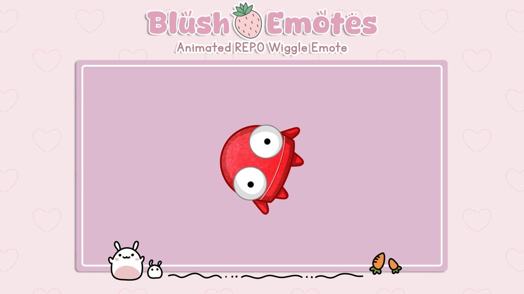 Animated Red Q Wiggle REPO Emote - for Twitch, Discord, Youtube, Funny ...