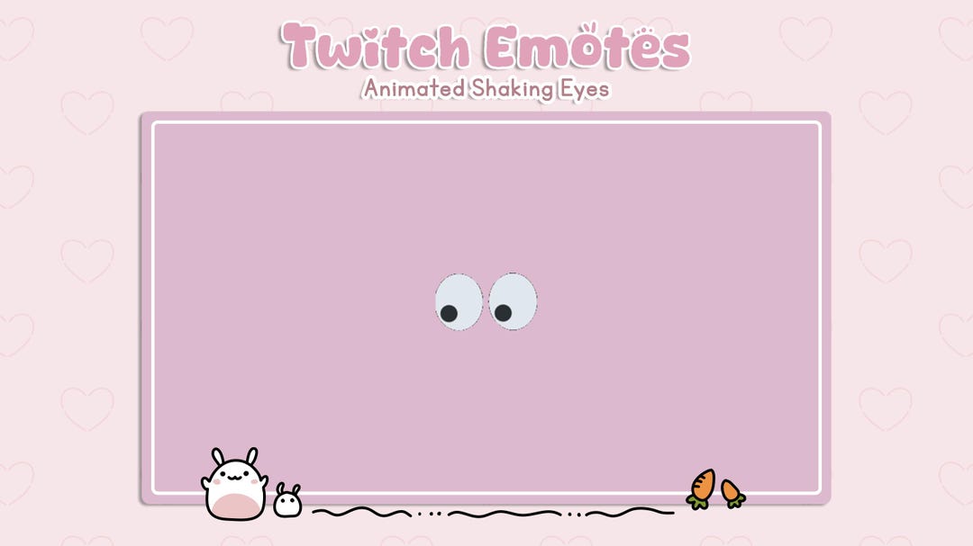 Funny Shaking Eyes Animated Emote - for Twitch, Discord, Youtube | Fear ...