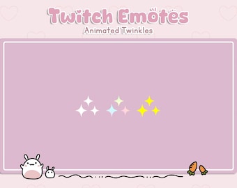 Animated Emotes Sparkling Sparkles 3 Pack Gifs - Twitch, Discord ...