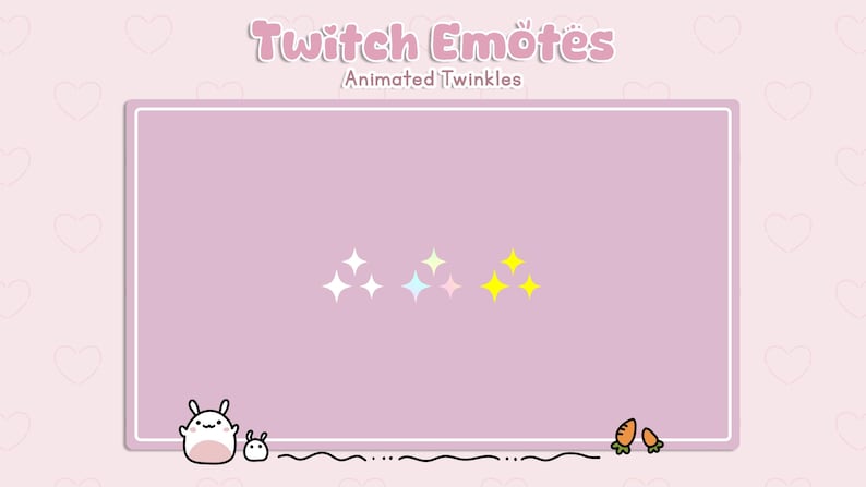 Animated Emotes Twinkle Sparkles 3 Pack Gifs - Twitch, Discord, Youtube ...