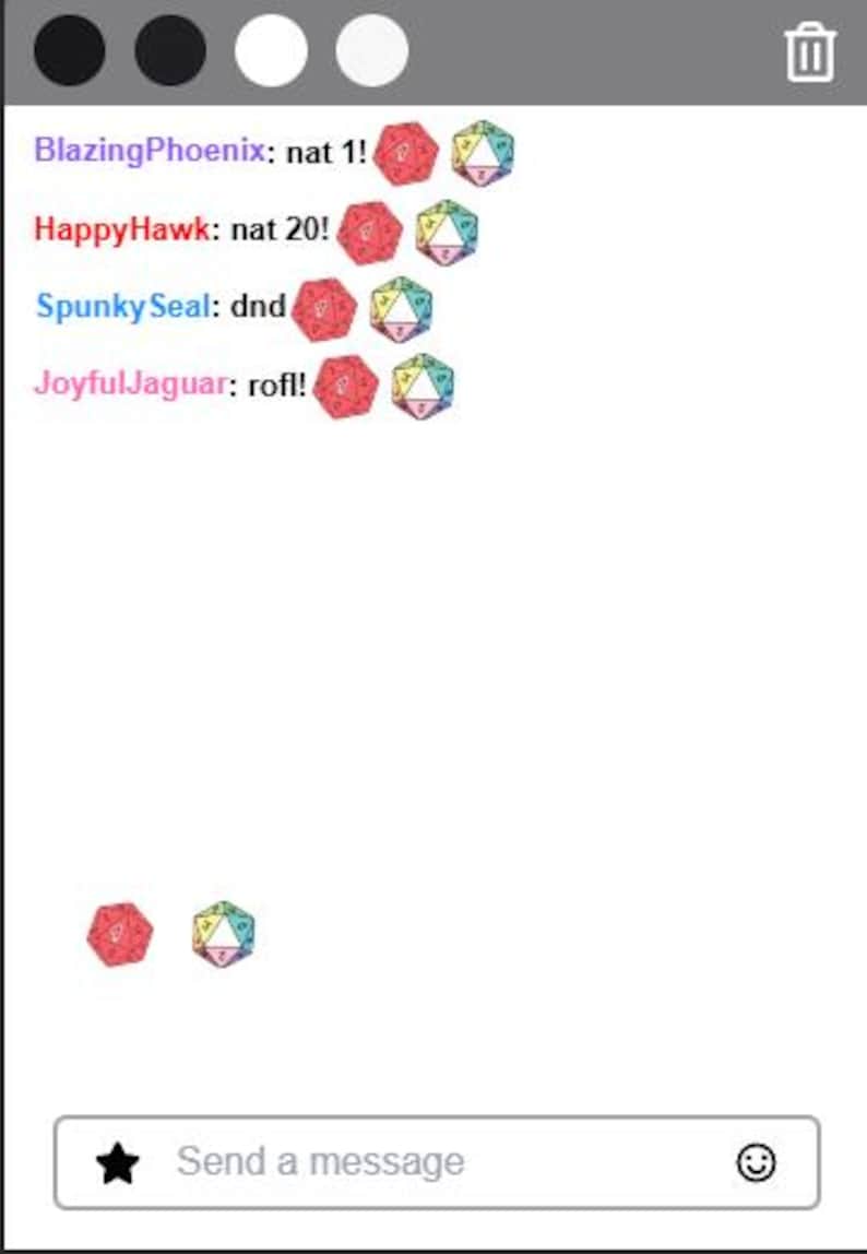 Animated D&D D20 Emote Bundle — Nat 20 and Nat 1 Twitch Discord ...