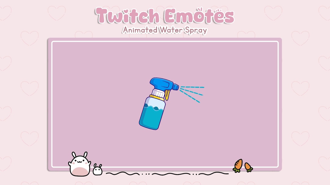 Funny Bad Spray Bottle Animated Emote - for Twitch, Discord, Youtube - Etsy
